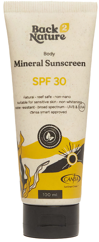 Buy Back 2 Nature Body Mineral Sunscreen SPF 30 Online | Faithful to Nature