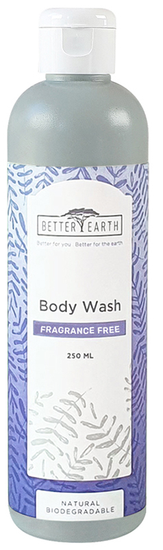 Buy Better Earth Body Wash Fragrance Free - 250ml Online | Faithful to ...