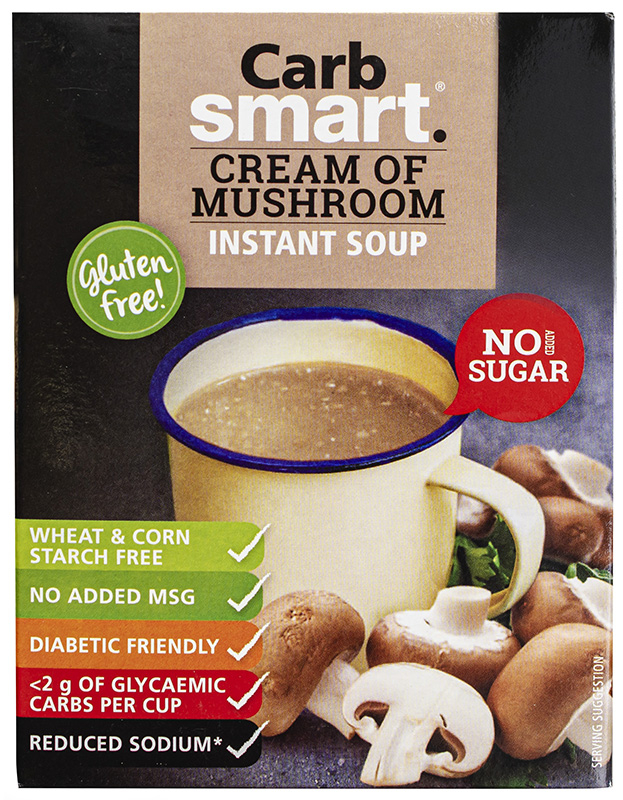 Buy Carbsmart Cream of Mushroom Instant Soup Online | Faithful to Nature