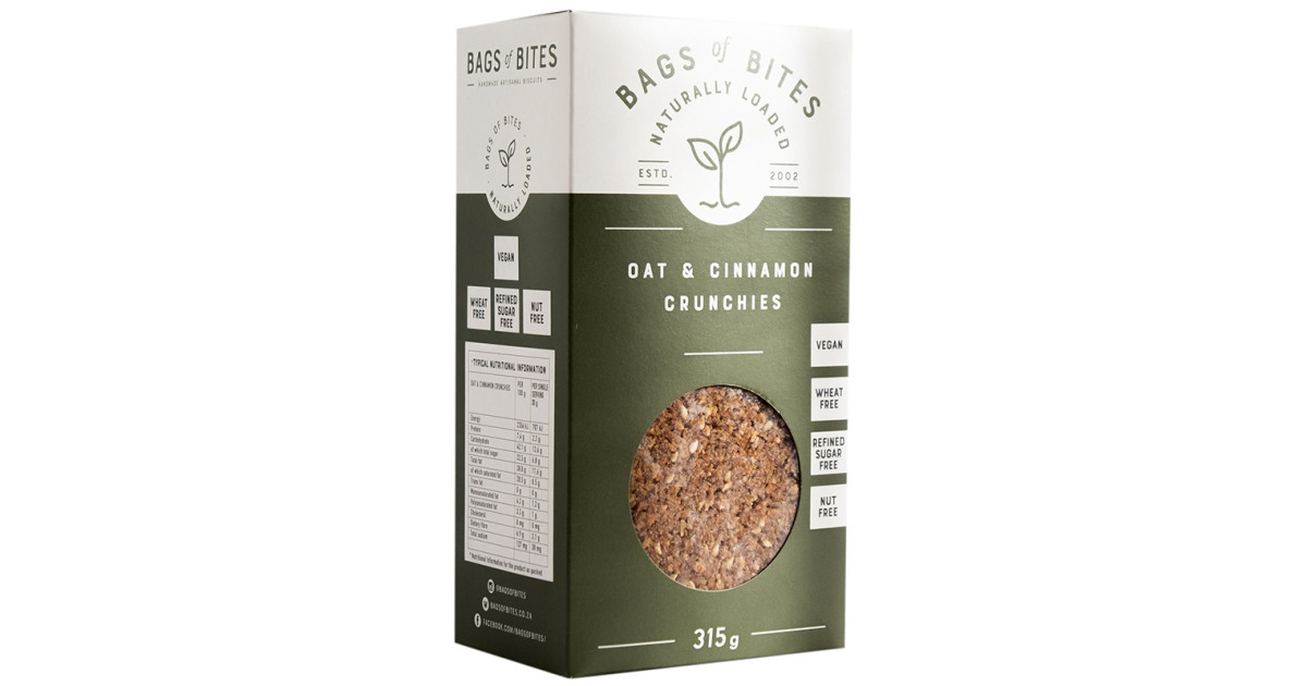 Buy Naturally Loaded Oat & Cinnamon Crunchies 315g Online | Faithful to ...
