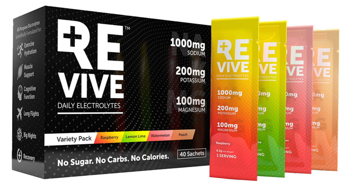 Buy REVIVE Daily Electrolytes - Variety Mix 1 - 40 Sachets Online ...