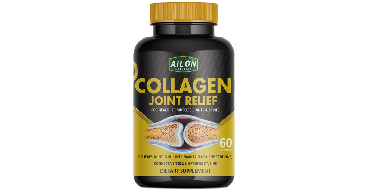 Buy Ailon Naturals Collagen - Joint relief (60 caps) Online | Faithful ...