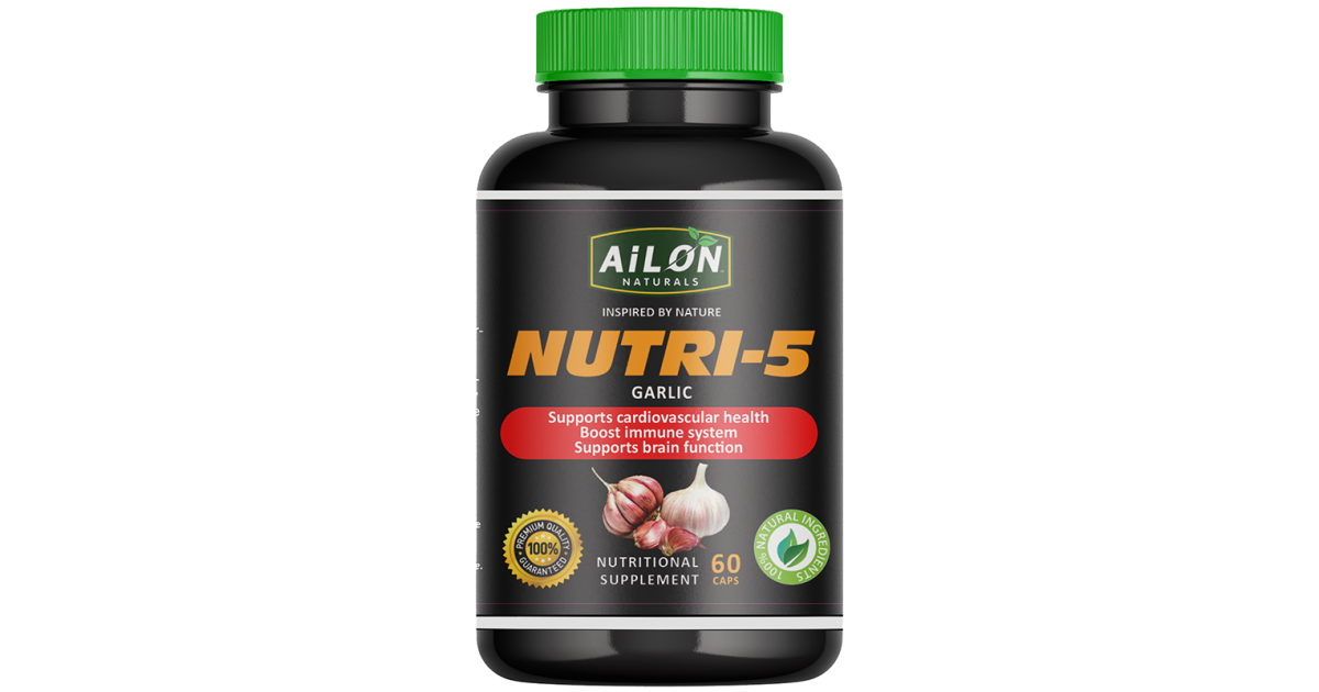 Buy Ailon Naturals Nutri 5 - Garlic capsules (60 caps) Online ...