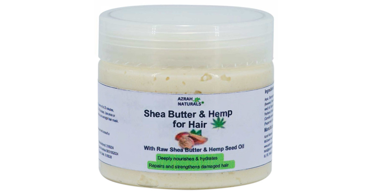 Buy Azrah Naturals Shea Butter & Hemp for Hair Online | Faithful to Nature