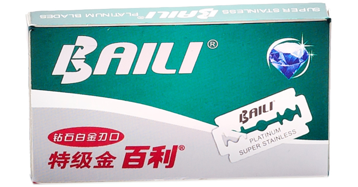 Buy Baili Double Edge Stainless Steel Razor Blades Online | Faithful to ...
