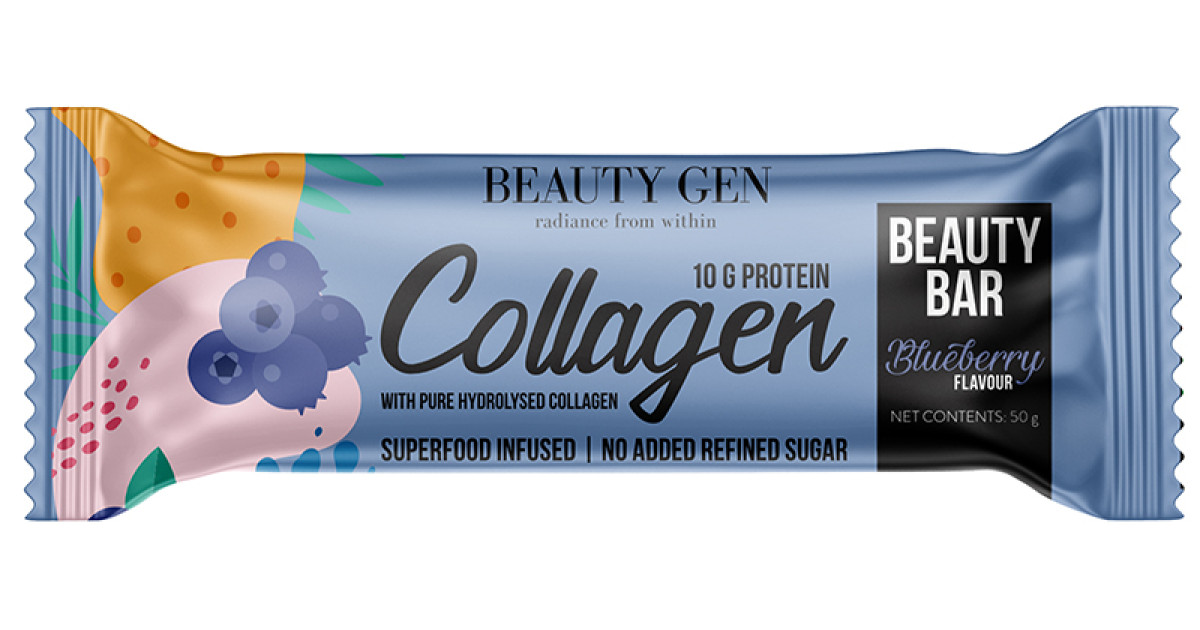Buy Beauty Gen Collagen Bar Blueberry Online | Faithful to Nature