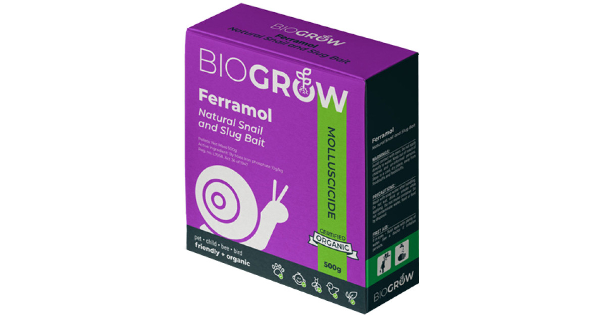 Buy Biogrow Ferramol (Eco-Friendly Slug & Snail Repellent) Online ...