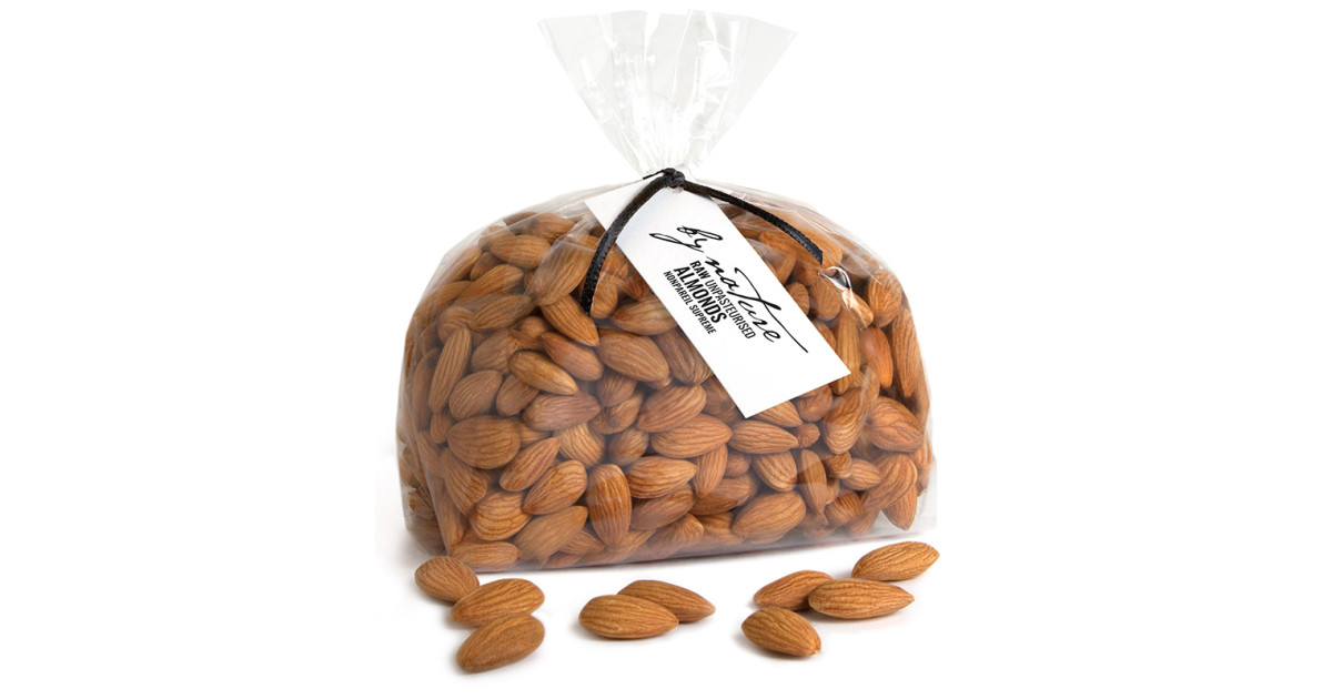 Buy By Nature Raw Unpasteurised Almonds, 500g Online | Faithful to Nature