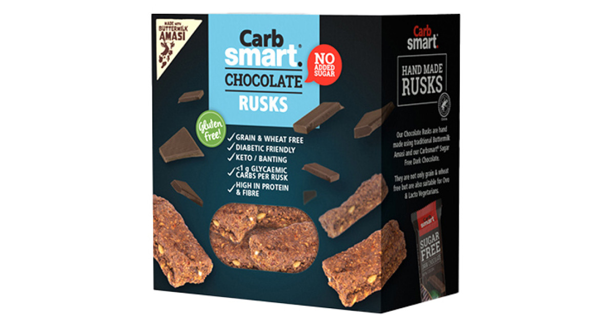 Buy CarbSmart Chocolate Rusks Online | Faithful to Nature