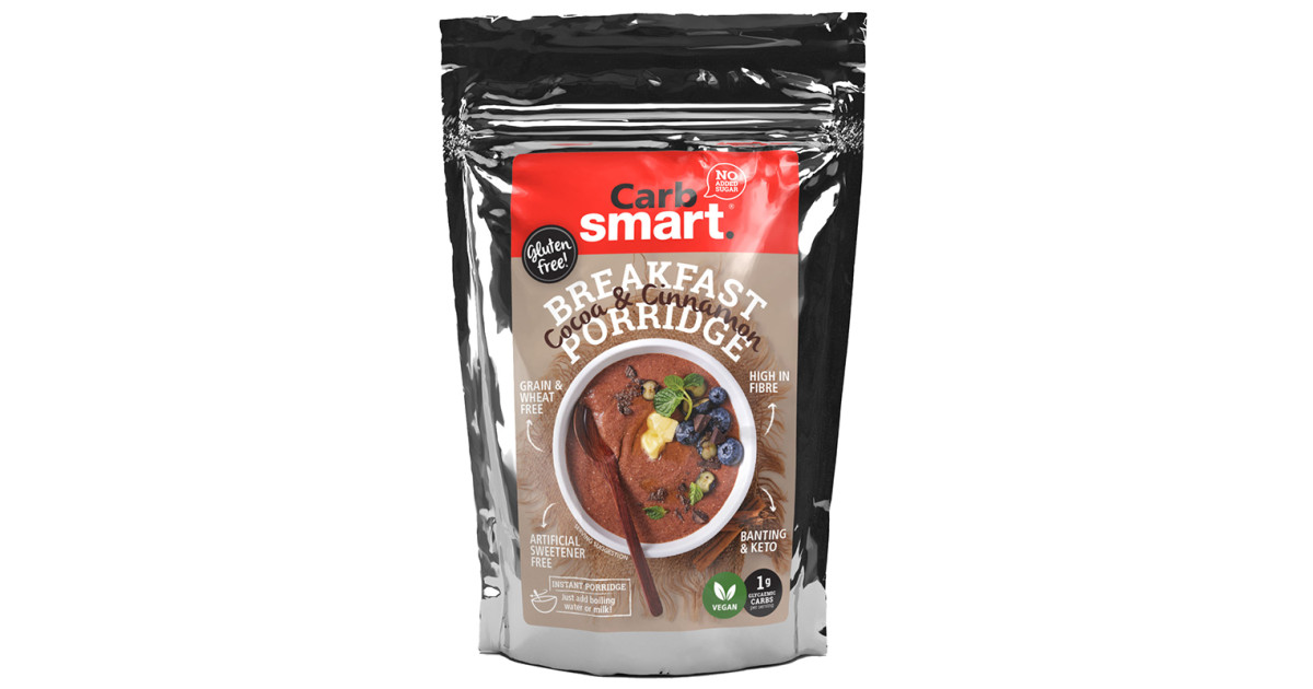 Buy CarbSmart Cocoa & Cinnamon Breakfast Porridge Online | Faithful to ...