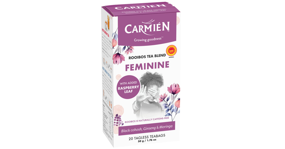 Buy Carmien Feminine Tea - with Raspberry Leaf Online | Faithful to Nature