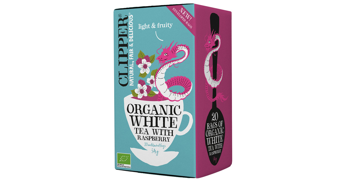 Buy Clipper Organic White Tea & Raspberry Online | Faithful to Nature