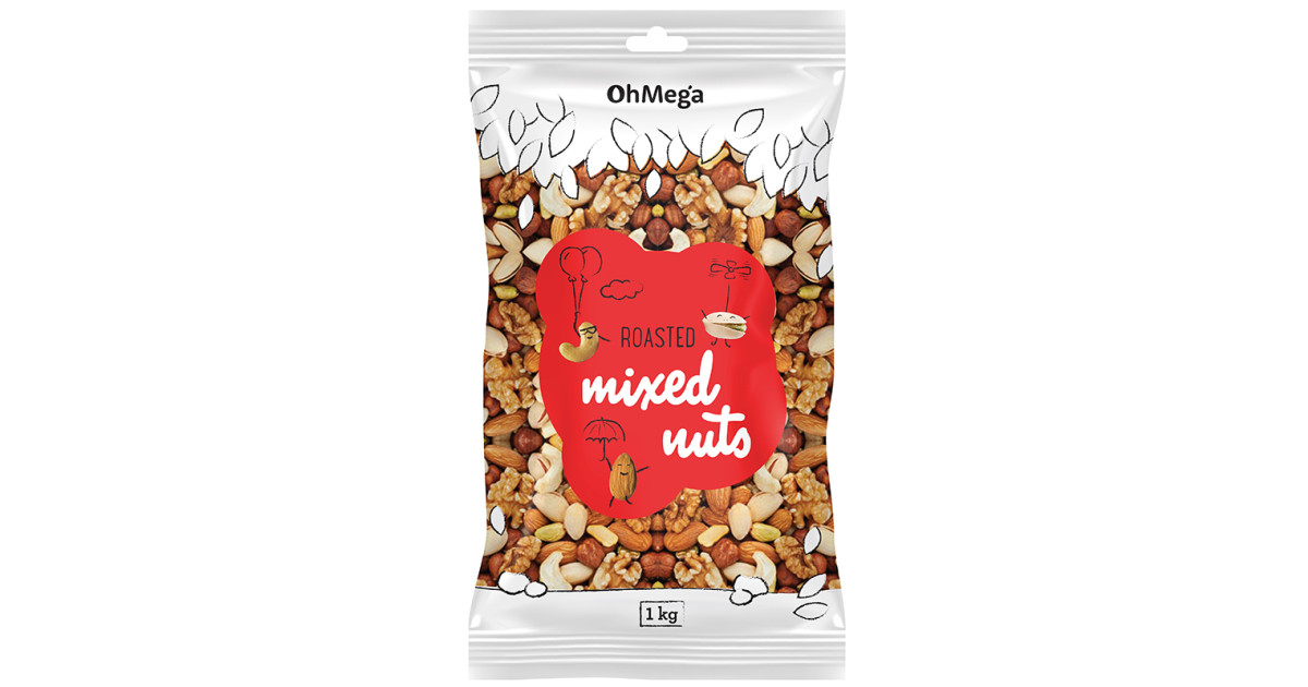 Buy Oh Mega Roasted Mixed Nuts Online | Faithful to Nature