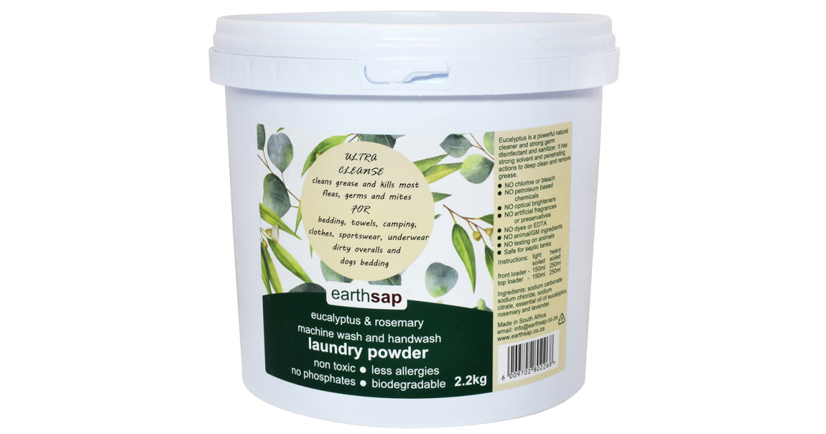 Buy Earthsap Laundry Powder - Eucalyptus & Rosemary Online | Faithful ...