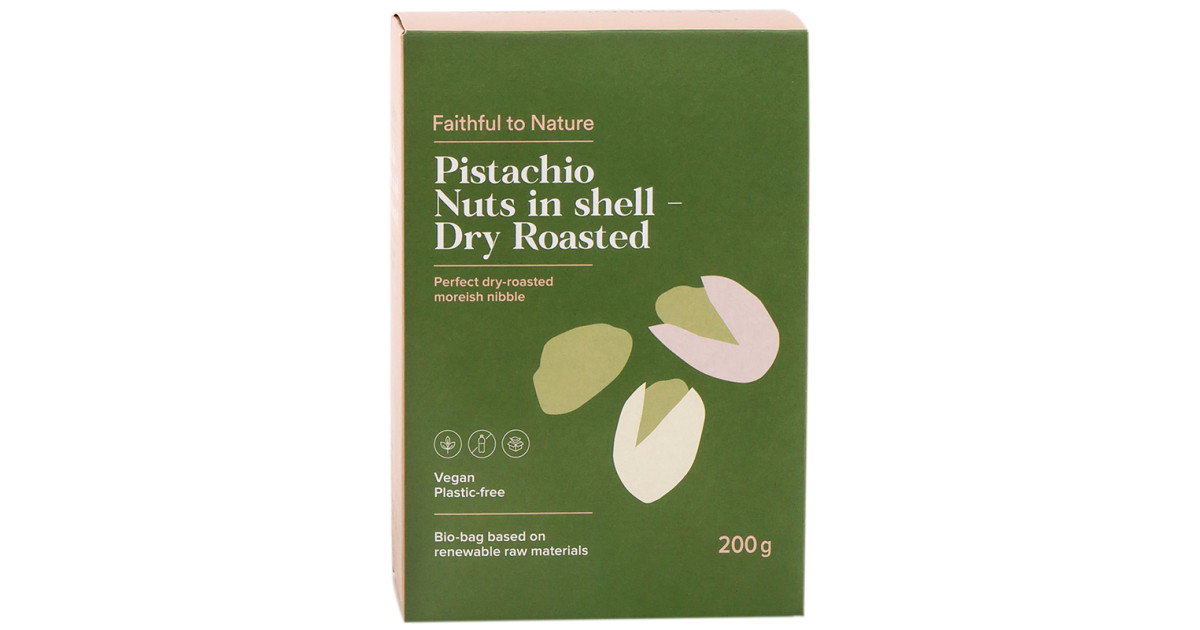 Buy FtN Pistachio Nuts in Shell - Dry Roasted Online | Faithful to Nature