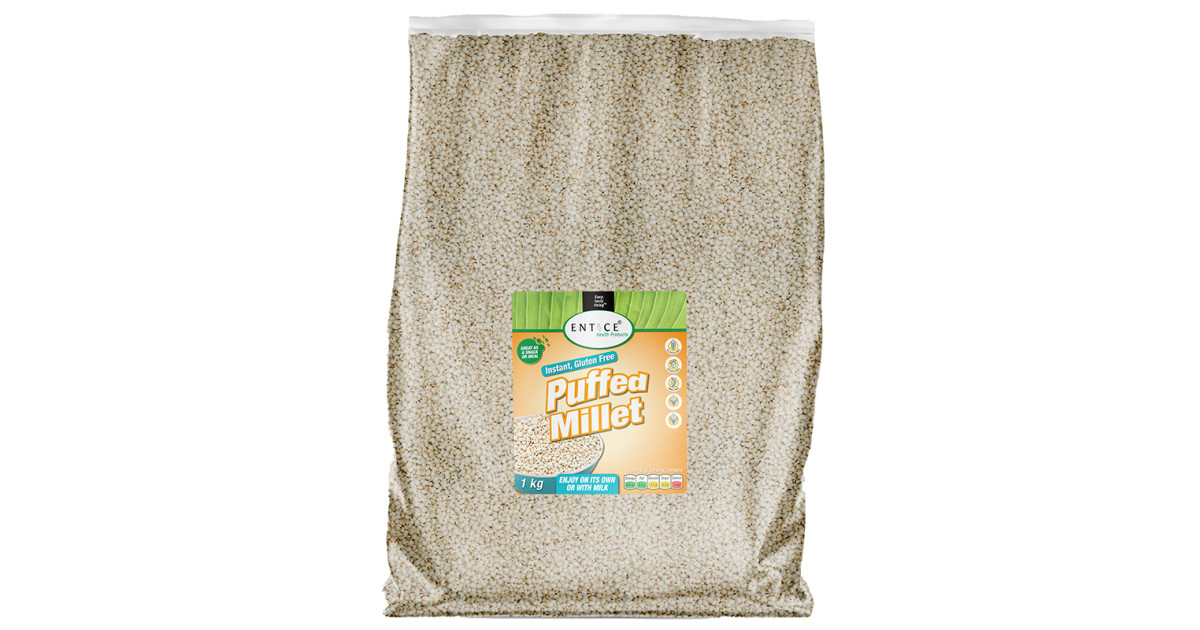 Buy Entice Puffed Millet 1kg Online | Faithful to Nature
