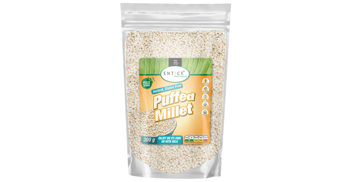 Buy Entice Puffed Millet 300g Online | Faithful to Nature