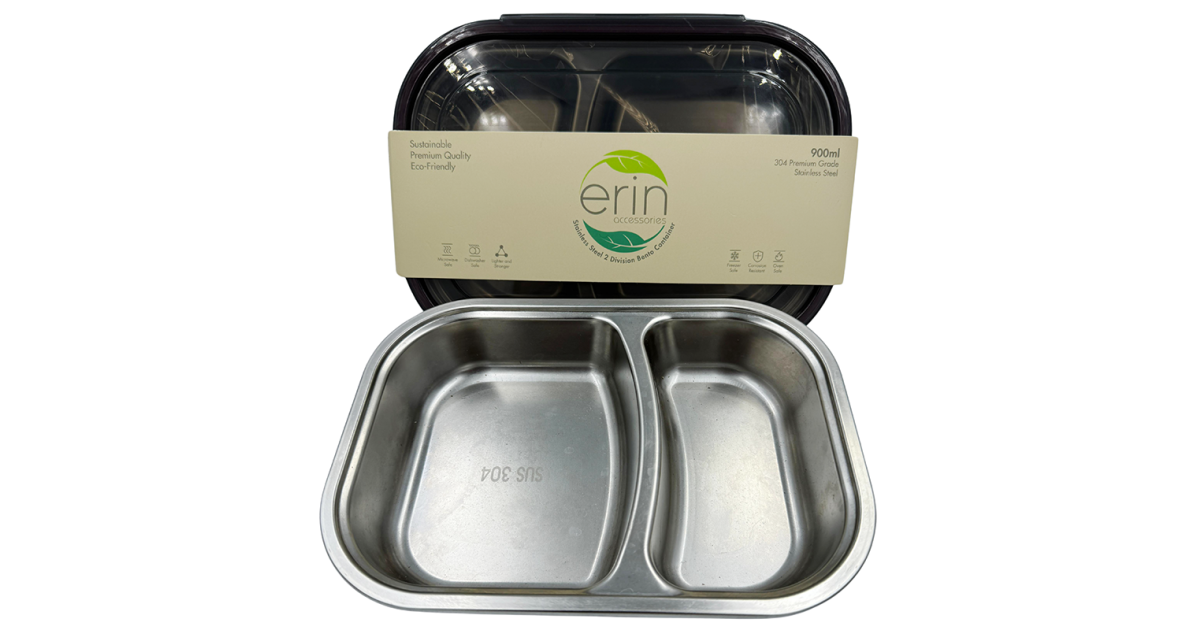 Buy Erin Stainless Steel food container - 900ml Bento Online | Faithful ...