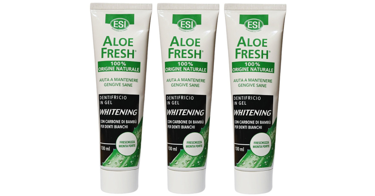 Buy ESI Aloe Fresh Toothpaste Whitening x 3 Online | Faithful to Nature