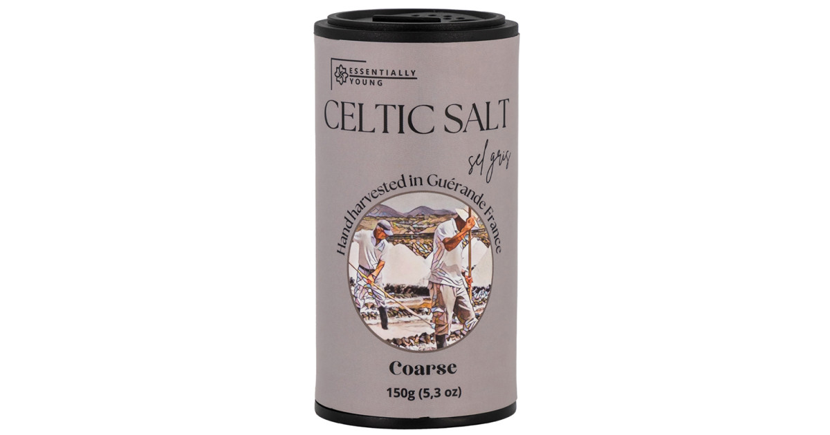 Buy Essentially Young Coarse Celtic Salt Shaker Online | Faithful to Nature