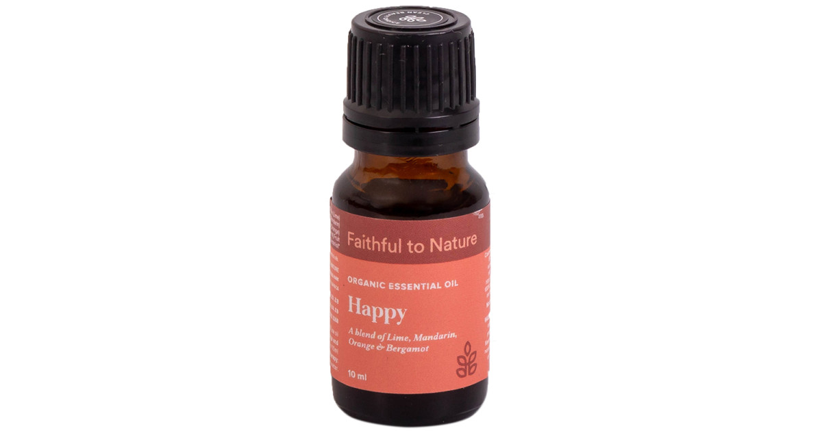 Buy FtN Happy Organic Essential Oil Blend Online | Faithful to Nature