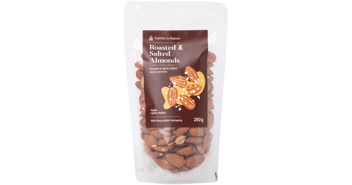Buy FtN Almonds - Roasted & Salted Online | Faithful to Nature