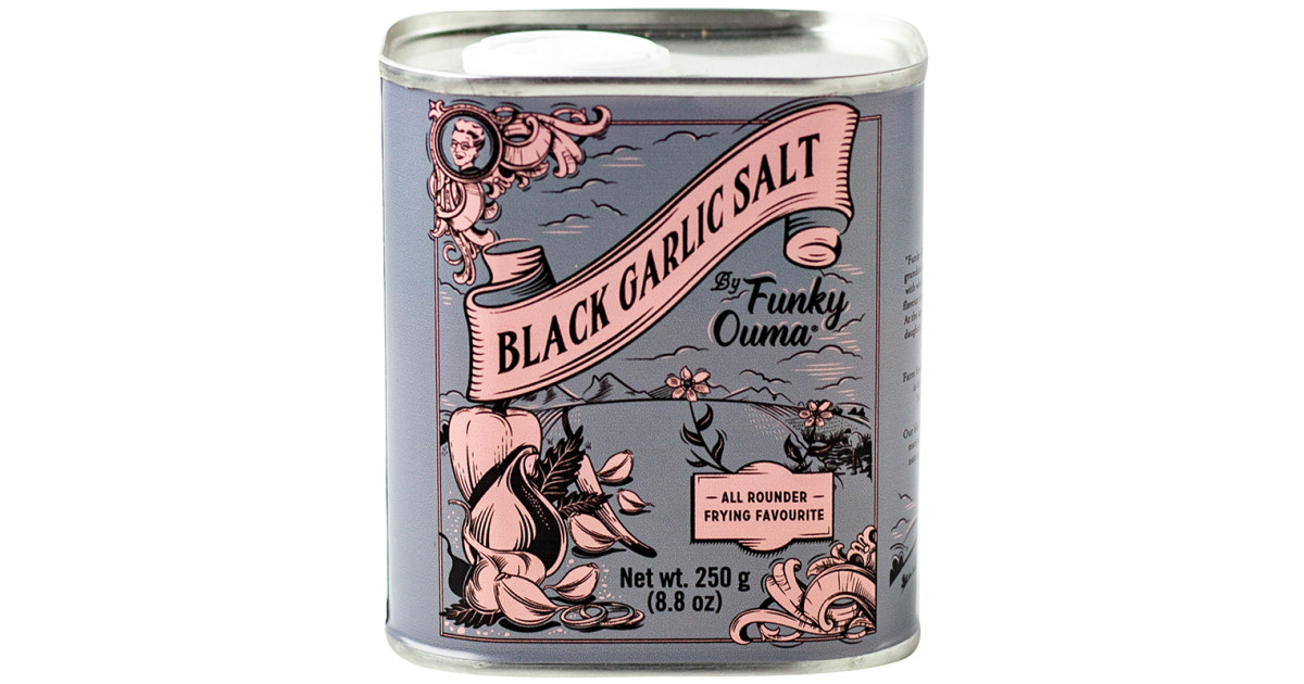 Buy Funky Ouma Black Garlic Salt Online | Faithful to Nature