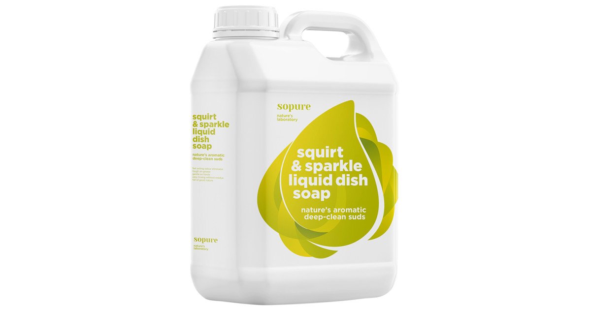 Buy SoPure Squirt & Sparkle Liquid Dish Wash - 5 Litre Online ...