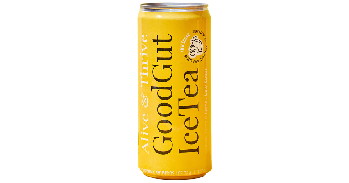 Buy Good Gut Ice Tea Lemon, Lime & Honey Low Sugar Can Online ...