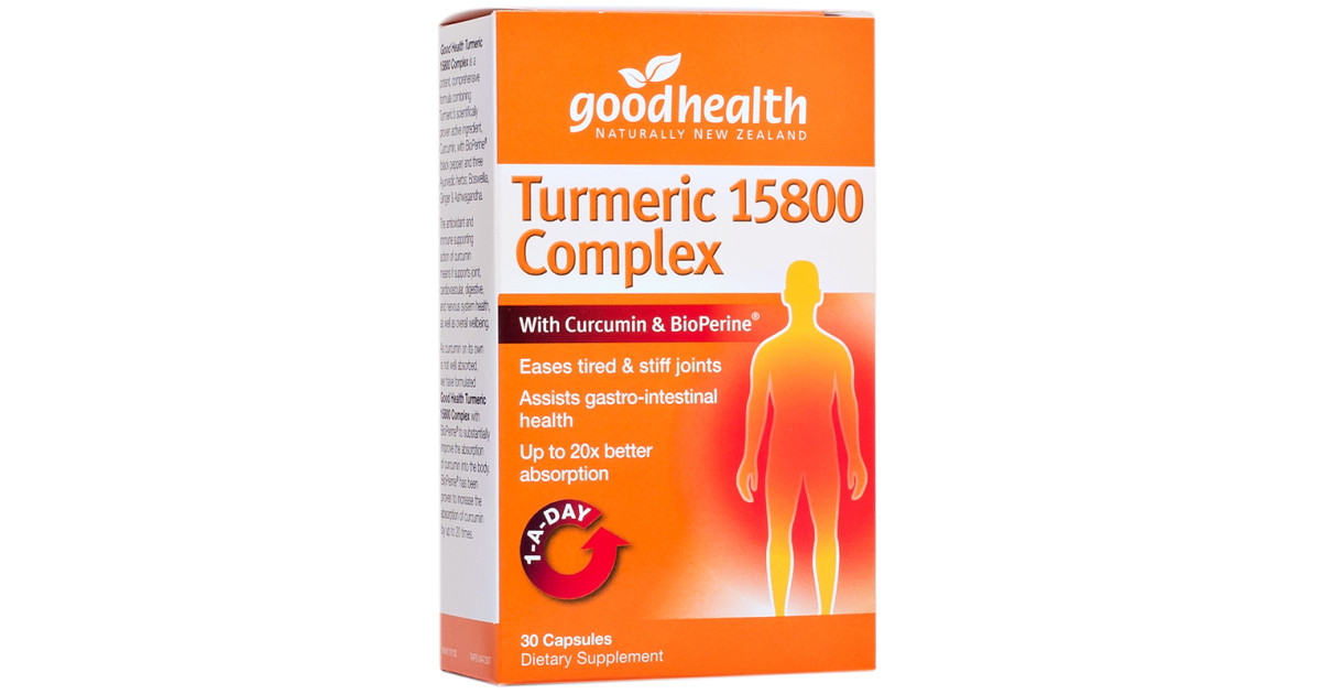 Buy Good Health Turmeric 15800 Complex Online | Faithful to Nature