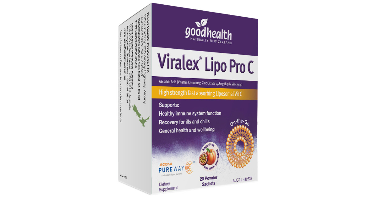 Buy Good Health Viralex® Lipo Pro C Sachets Online | Faithful to Nature