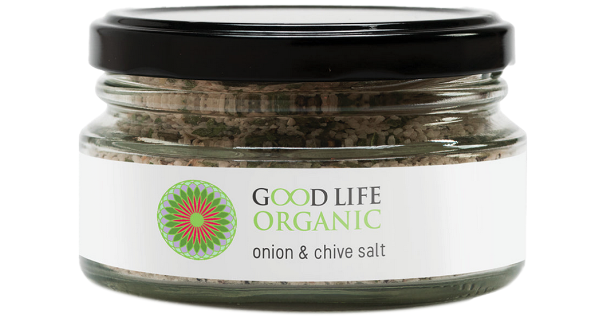 Buy Good Life Organic Onion & Chives Salt 190g Online | Faithful to Nature