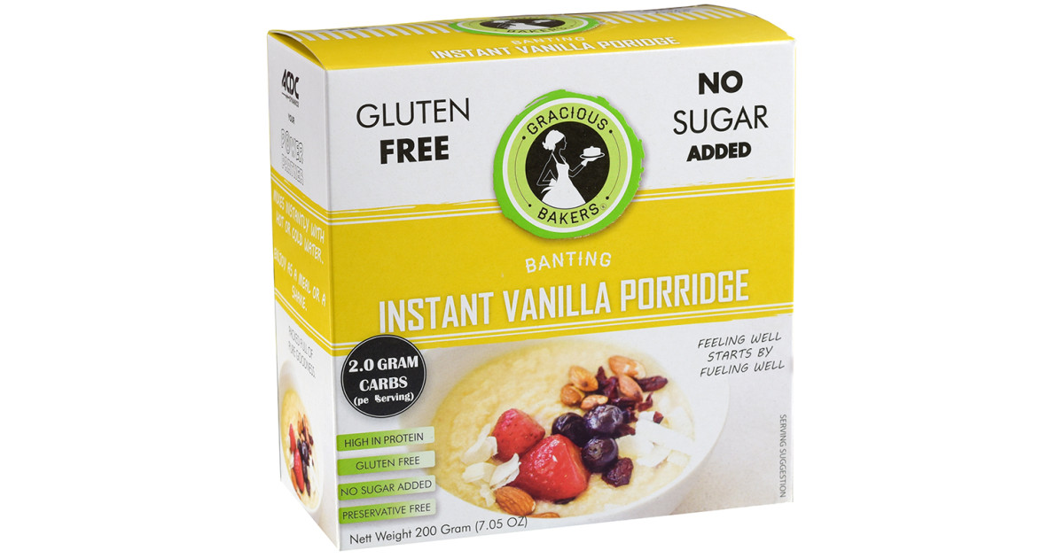Buy Gracious Bakers Instant Vanilla Porridge Online | Faithful to Nature