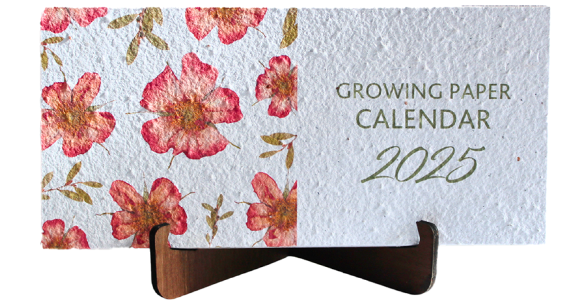 Buy Growing Paper Fleur with Grace Stand Calendar Online | Faithful to ...