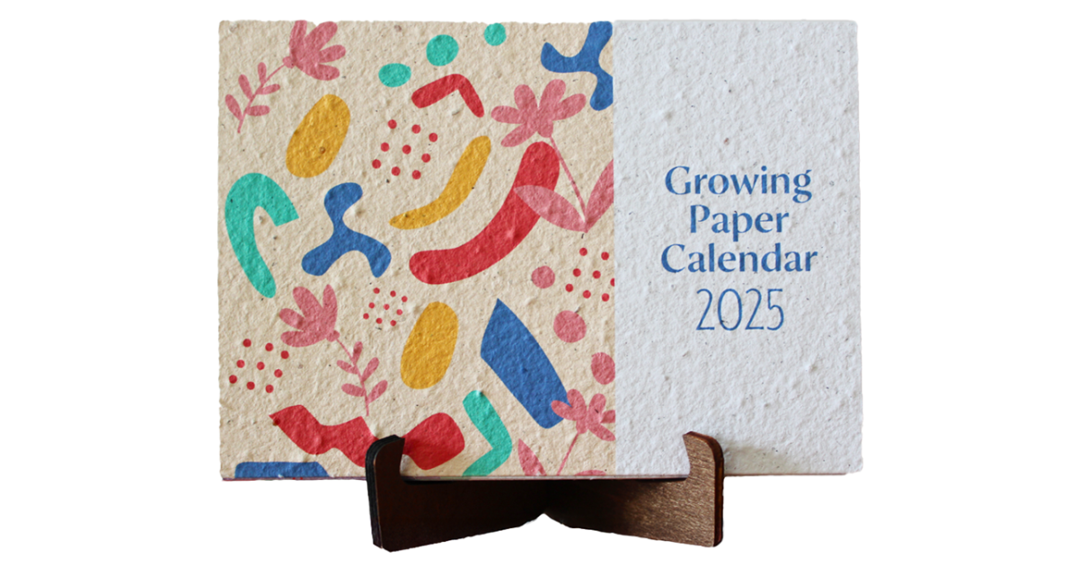 Buy Growing Paper Stand Calendar Online | Faithful to Nature