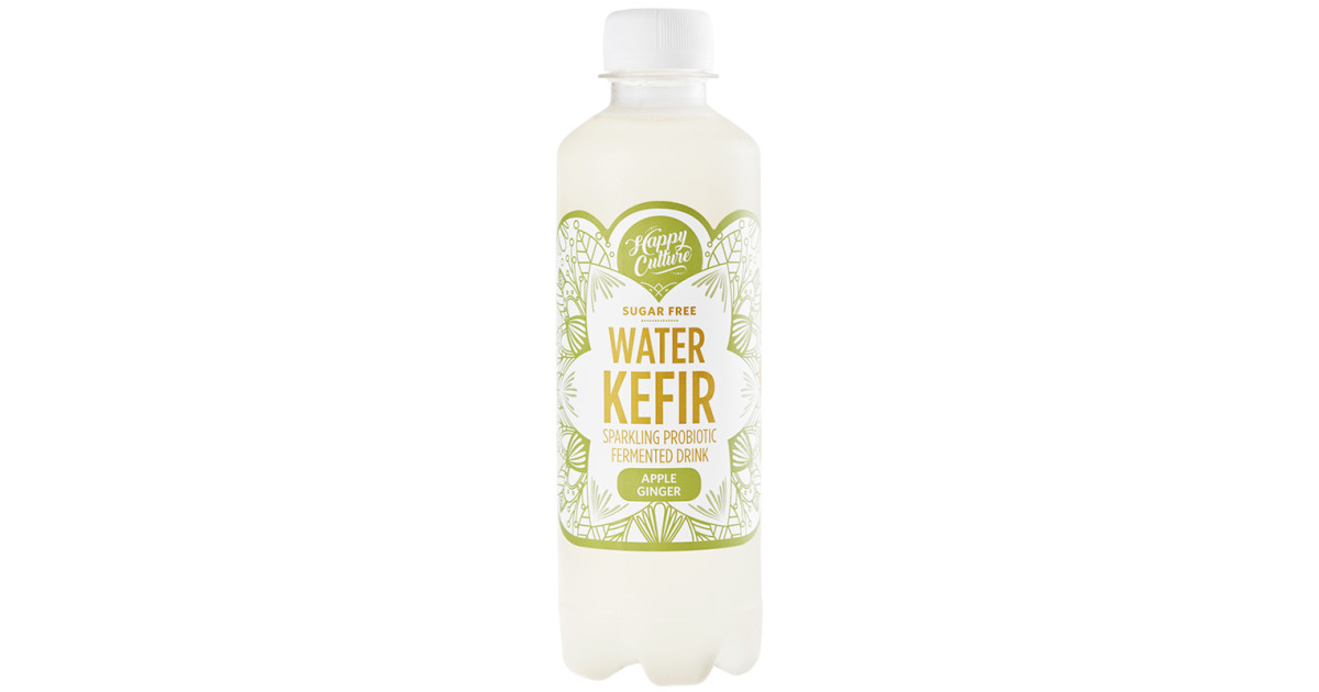 Buy Happy Culture Live Sparkling Water Kefir - Apple Ginger Online ...