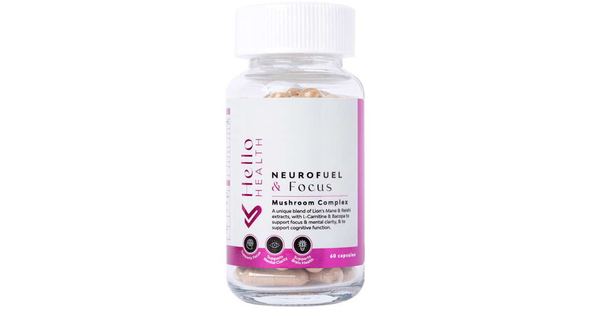 Buy Hello Health NeuroFuel & Focus - Mushroom Complex Online | Faithful ...