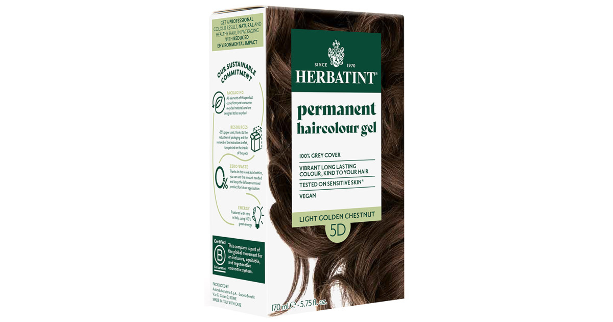 Buy Herbatint Hair Colours - 5D Light Golden Chestnut Online | Faithful ...