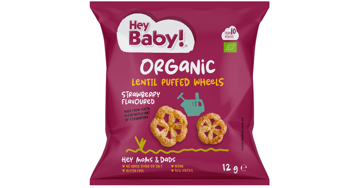 Buy Hey Baby! Strawberry & Beetroot Lentil Puffs Online | Faithful to ...