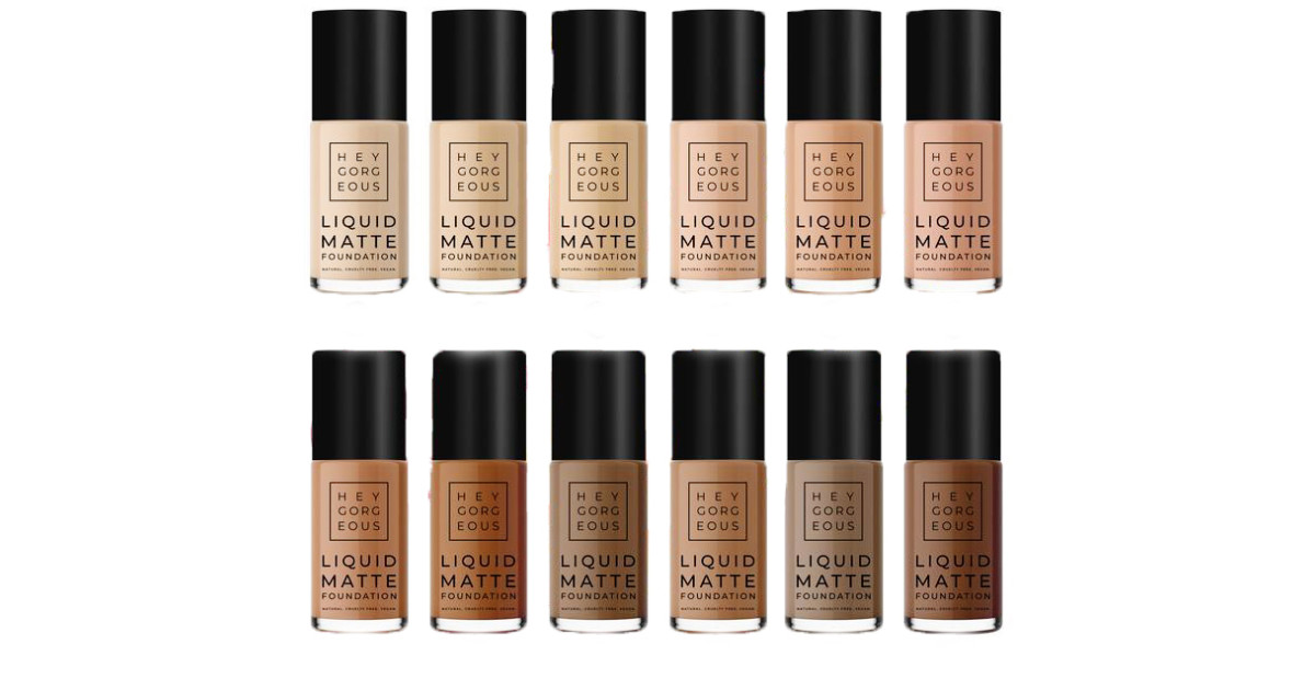 Buy Hey Gorgeous Liquid Matte Foundation Online | Faithful to Nature