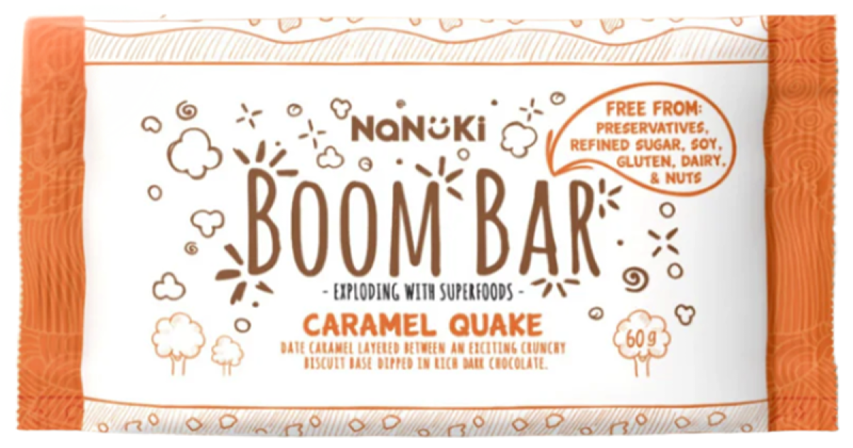 Buy Nanuki Caramel Quake Boom Bar Online | Faithful to Nature