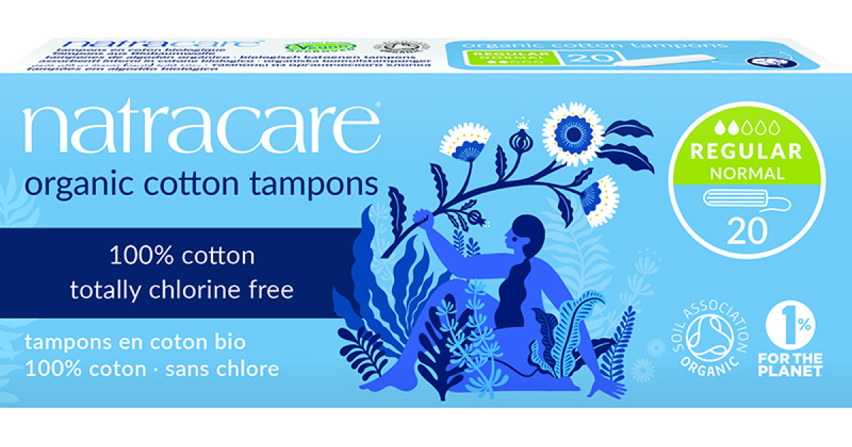 Buy Natracare Organic Cotton Regular Tampons (20) Online | Faithful to ...