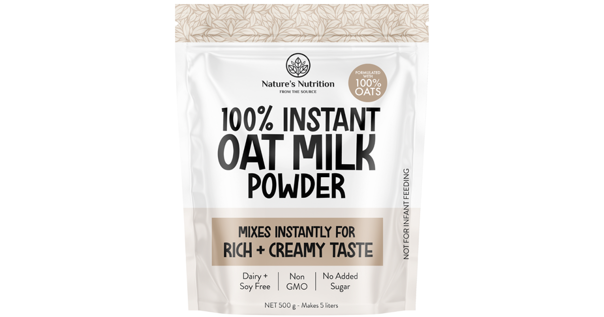 Buy Nature's Nutrition 100% Instant Oat Milk Powder Online | Faithful ...