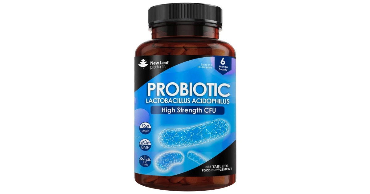 Buy New Leaf High Strength CFU Probiotic 6 Month Supply Online ...