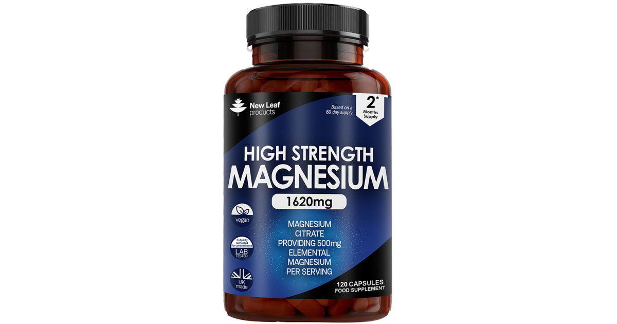 Buy New Leaf Magnesium High Strength 1620mg Online | Faithful to Nature