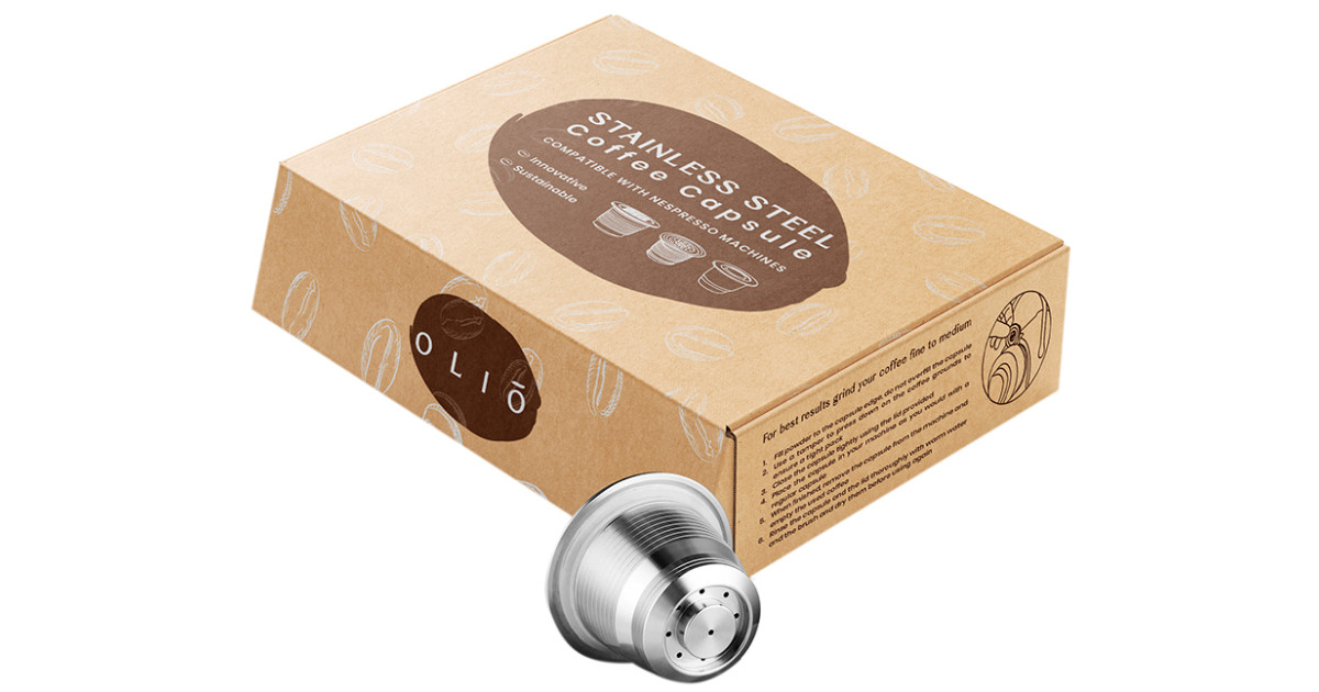 Buy Olio Reusable Nespresso Coffee Capsule Online | Faithful to Nature