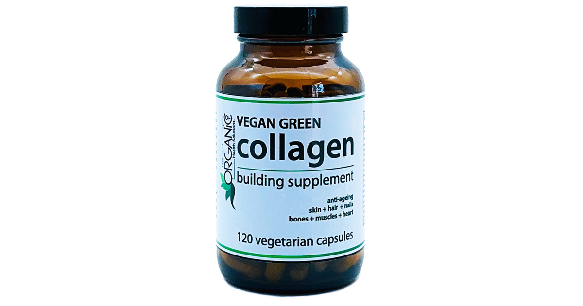 Buy Organic Health Solutions Vegan Green Collagen Building Supplement ...