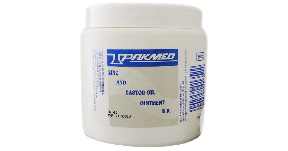 Buy Pakmed Zinc & Castor Cream 500g Online | Faithful to Nature