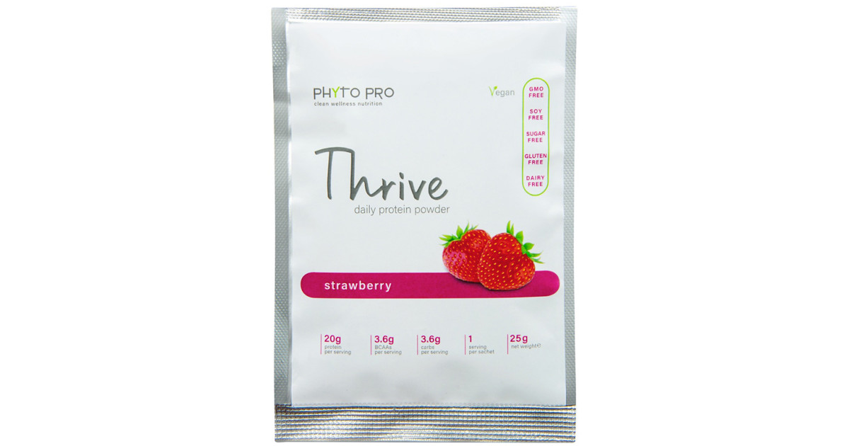 Buy Phyto Pro Thrive Protein Powder Strawberry Online | Faithful to Nature