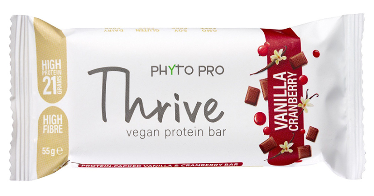 Buy Phyto Pro Thrive Vegan Protein Bar - Vanilla Cranberry Online ...